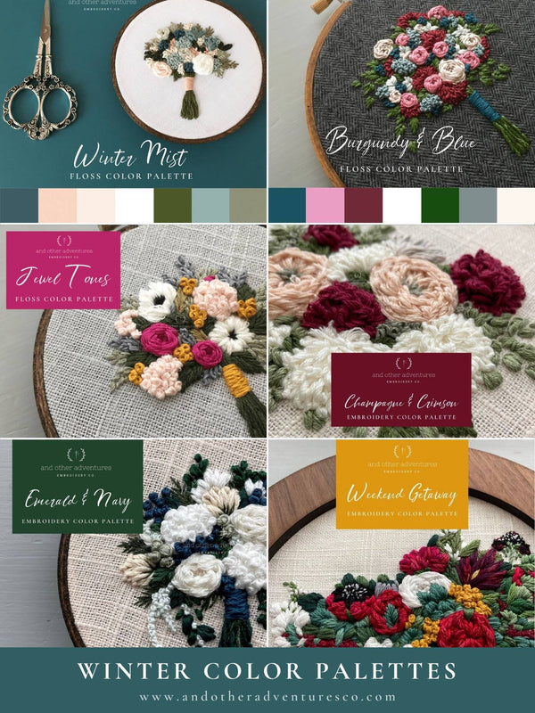 Winter Color Palettes - And Other Adventures Embroidery Co