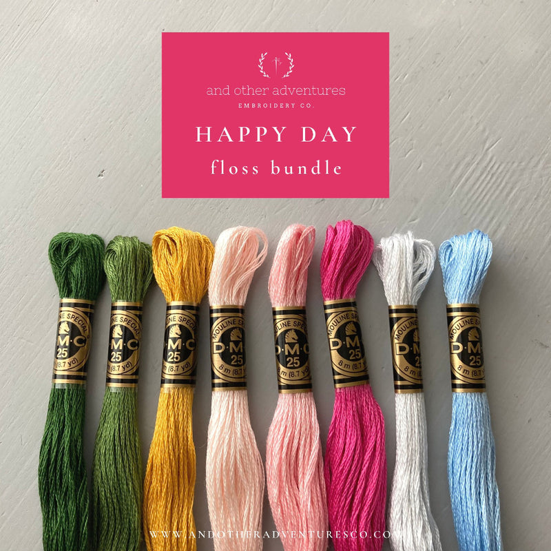 Embroidery Floss Bundle - Happy Day - And Other Adventures Embroidery Co
