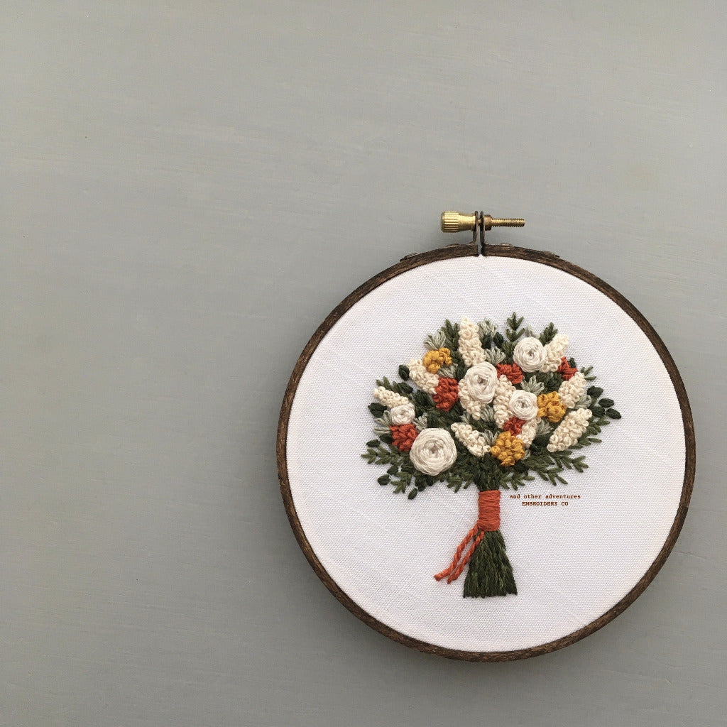 The Rowan Bouquet - Digital Embroidery Pattern - And Other Adventures ...