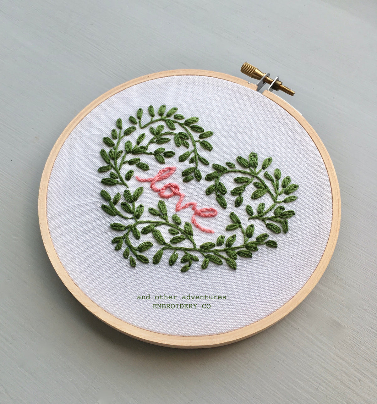 LOVE Heart - Beginner Hand Embroidery Pattern - And Other Adventures ...