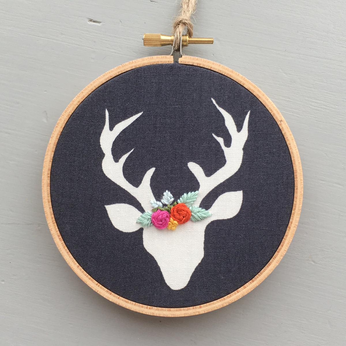 Deer Embroidery - And Other Adventures Embroidery Co