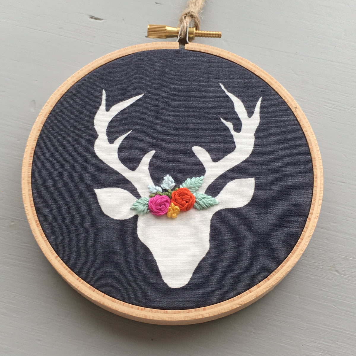Deer Embroidery - And Other Adventures Embroidery Co