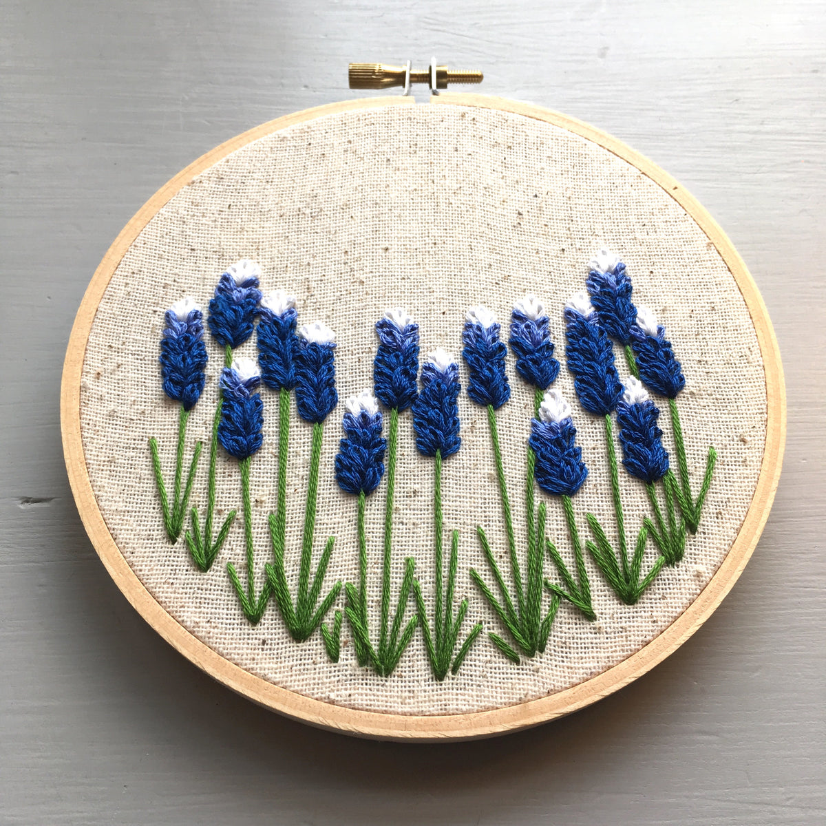 Texas Bluebonnets - Digital Hand Embroidery Pattern - And Other ...